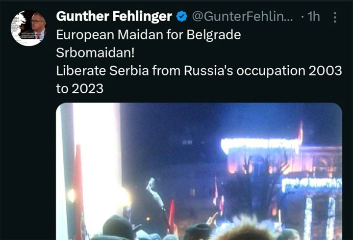 АЛБАНСКИ ЛОБИСТА ПОЗДРАВИО НАСИЉЕ ОПОЗИЦИЈЕ: Каже да је почео "српски ...