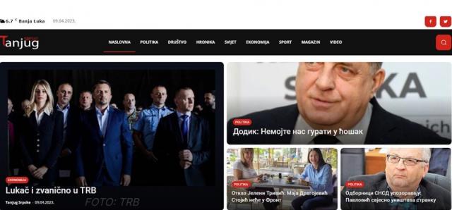 Портал Танјуг Српске крши ауторска права, Танјуг ће предузети правне ...