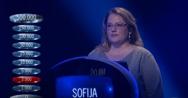 Najjača karika Novosađanka Sofija Necin kući odnela neverovatnih 695.000 dinara iz kviza i ...