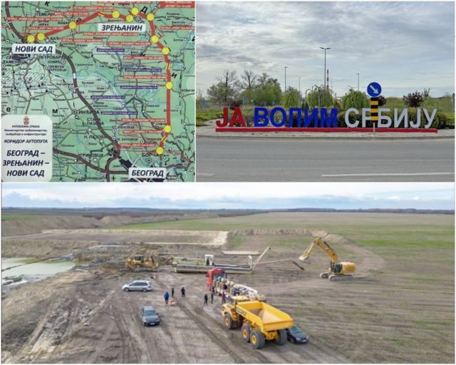(Foto) ovo je trasa budućeg auto-puta Beograd – Zrenjanin – Novi Sad ...